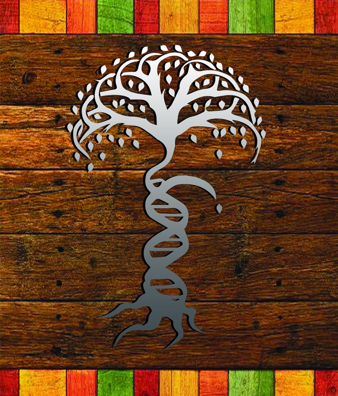Dna Tree Cut Digital Files. Svg Dxf Pdf Eps and Png Cut Out Customize ...