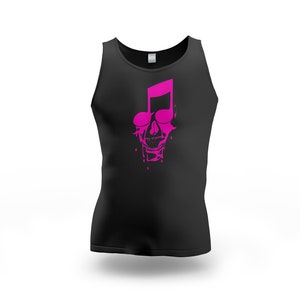 Skull Music Note Svg Music Note Gothic Skull Svg Digital - Etsy