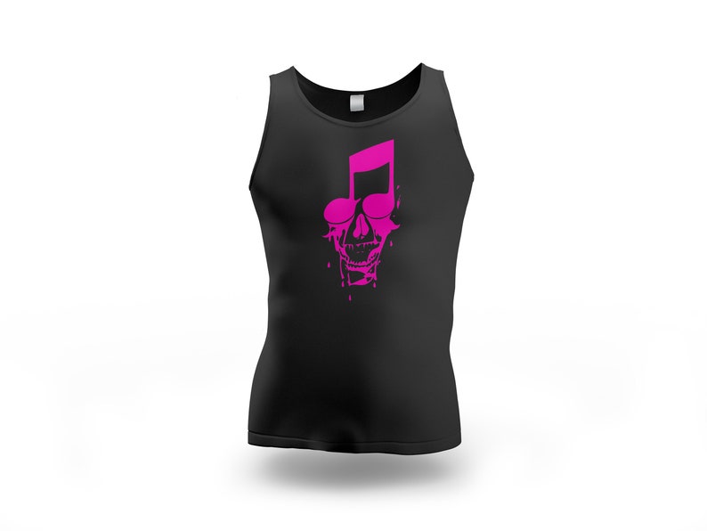 Skull Music Note Svg Music Note Gothic Skull Svg Digital - Etsy Canada