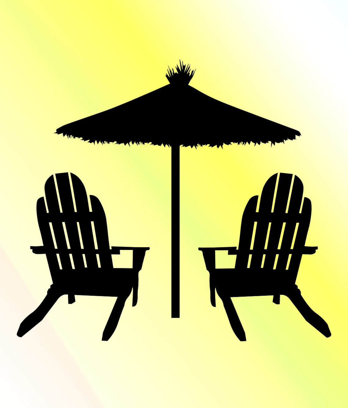 Beach Chairs With Umbrella Svg. Digital Cut File Svg. Cricut | Etsy Beach Chairs With Umbrella Svg. Digital Cut File Svg. Cricut | Etsy