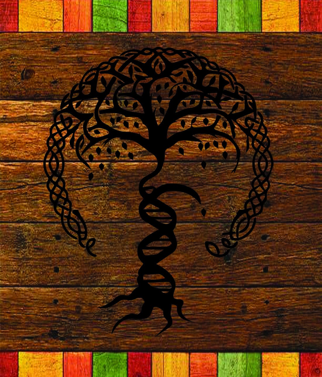 Dna Tree Cut Digital Files. Svg Dxf Pdf Eps and Png Cut Out | Etsy