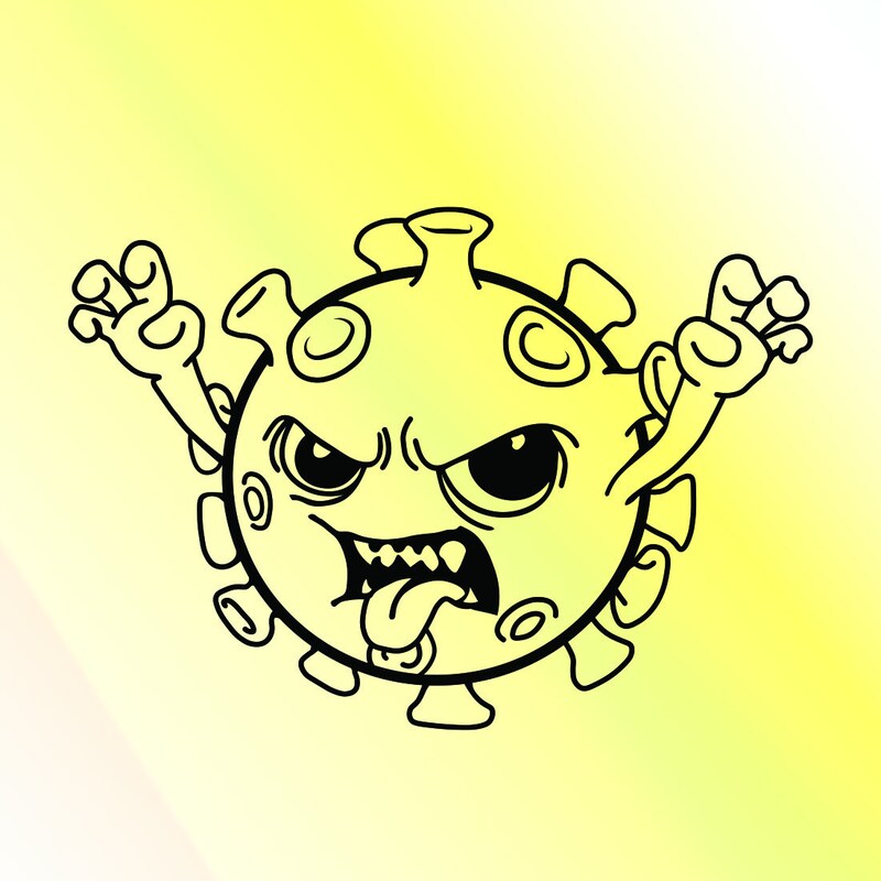 Virus Svg - Etsy