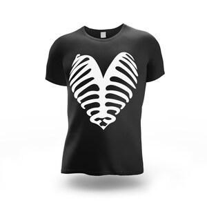 Rib Cage Heart Svg - Gothic Heart Svg - Heart Design Svg - Cricut ...