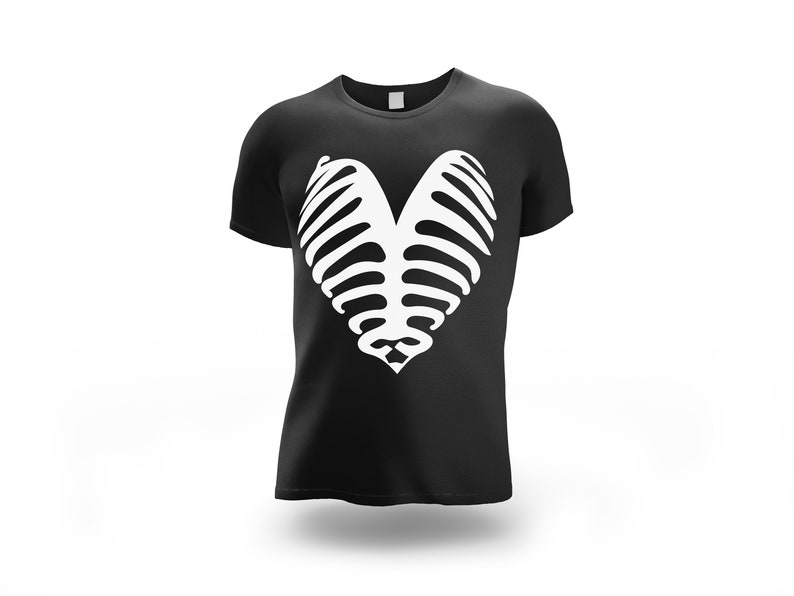 Rib Cage Heart Svg Gothic Heart Svg Heart Design Svg - Etsy