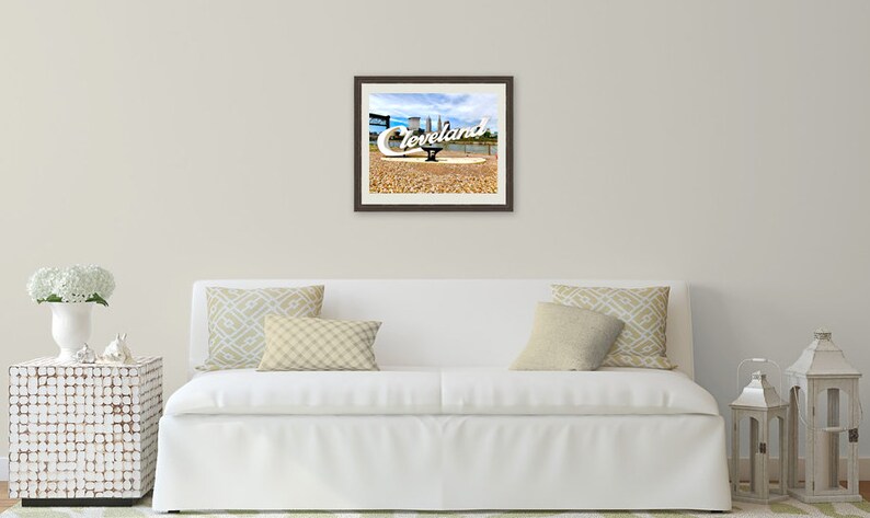 Cleveland Script Sign, CLE, Local City Print, Original Cleveland ...