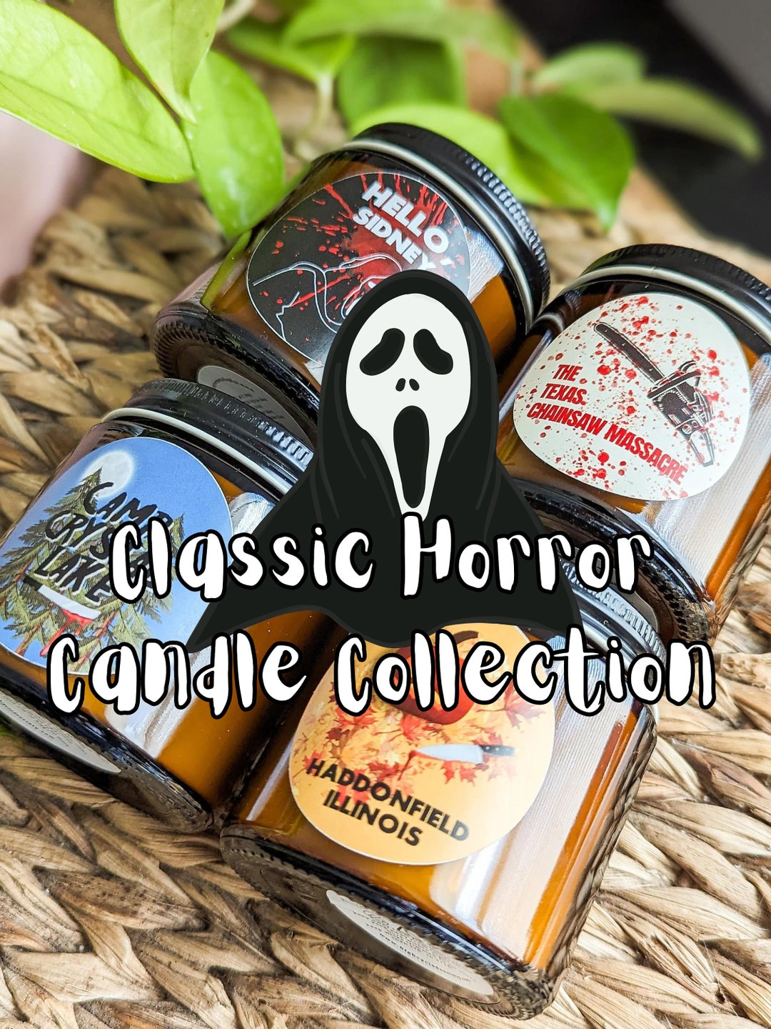 Horror Movie Candle Collection, Classic Horror, Horror Movie Gift ...