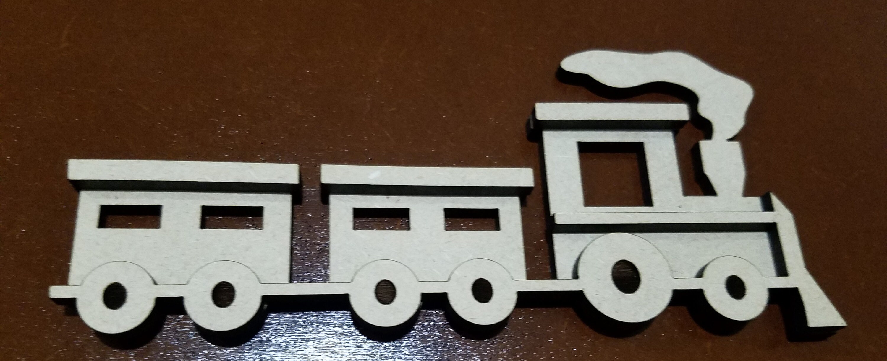 SVG File of 2D Train SVG Files for Cricut Glowforge and - Etsy