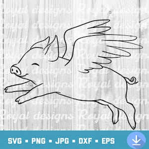 Flying Pig - Etsy
