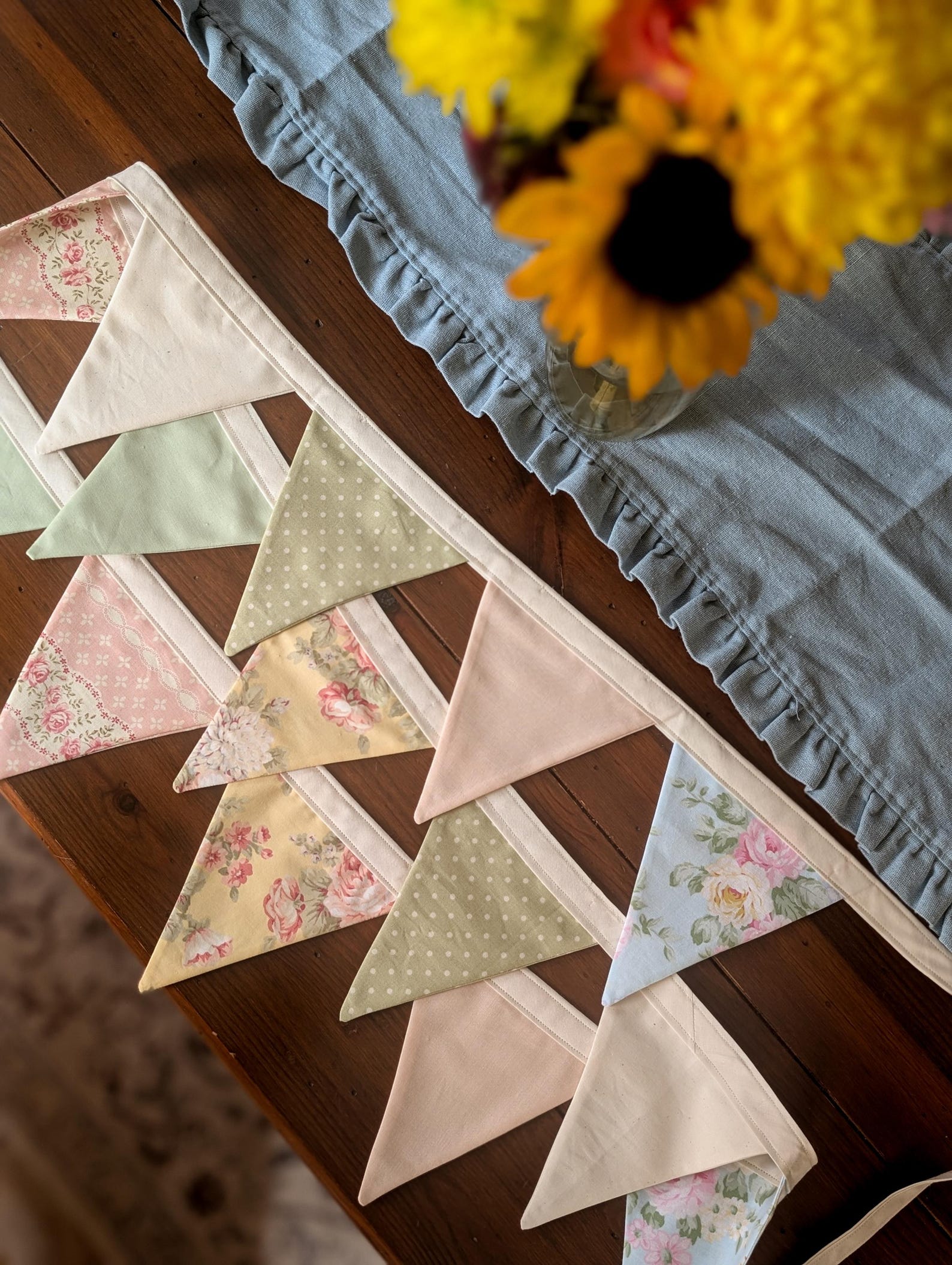 Bunting Banner Garland Cottagecore Birthday Wedding Nursery - Etsy