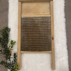 Vintage Small Washboard, Vintage Metal Washboard, Vintage Laundry Room ...