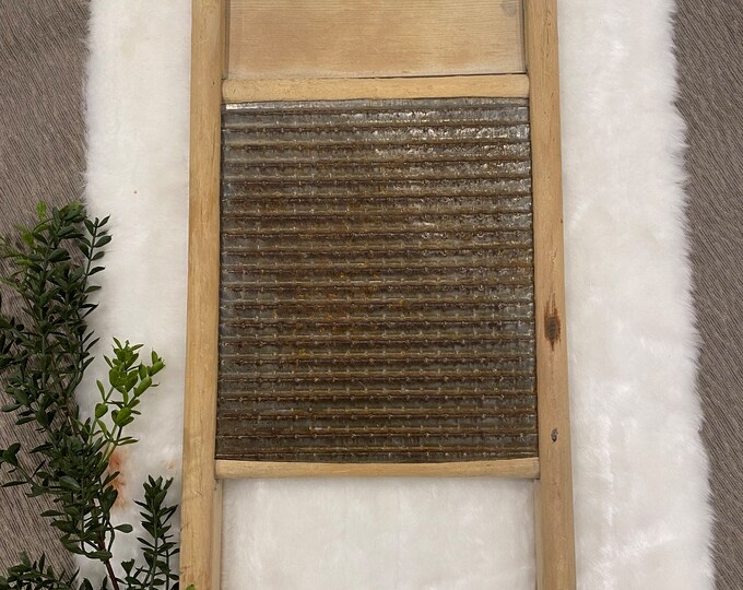 Vintage Small Washboard, Vintage Metal Washboard, Vintage Laundry Room ...