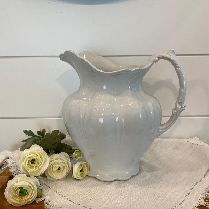 Antique White Ironstone - Etsy