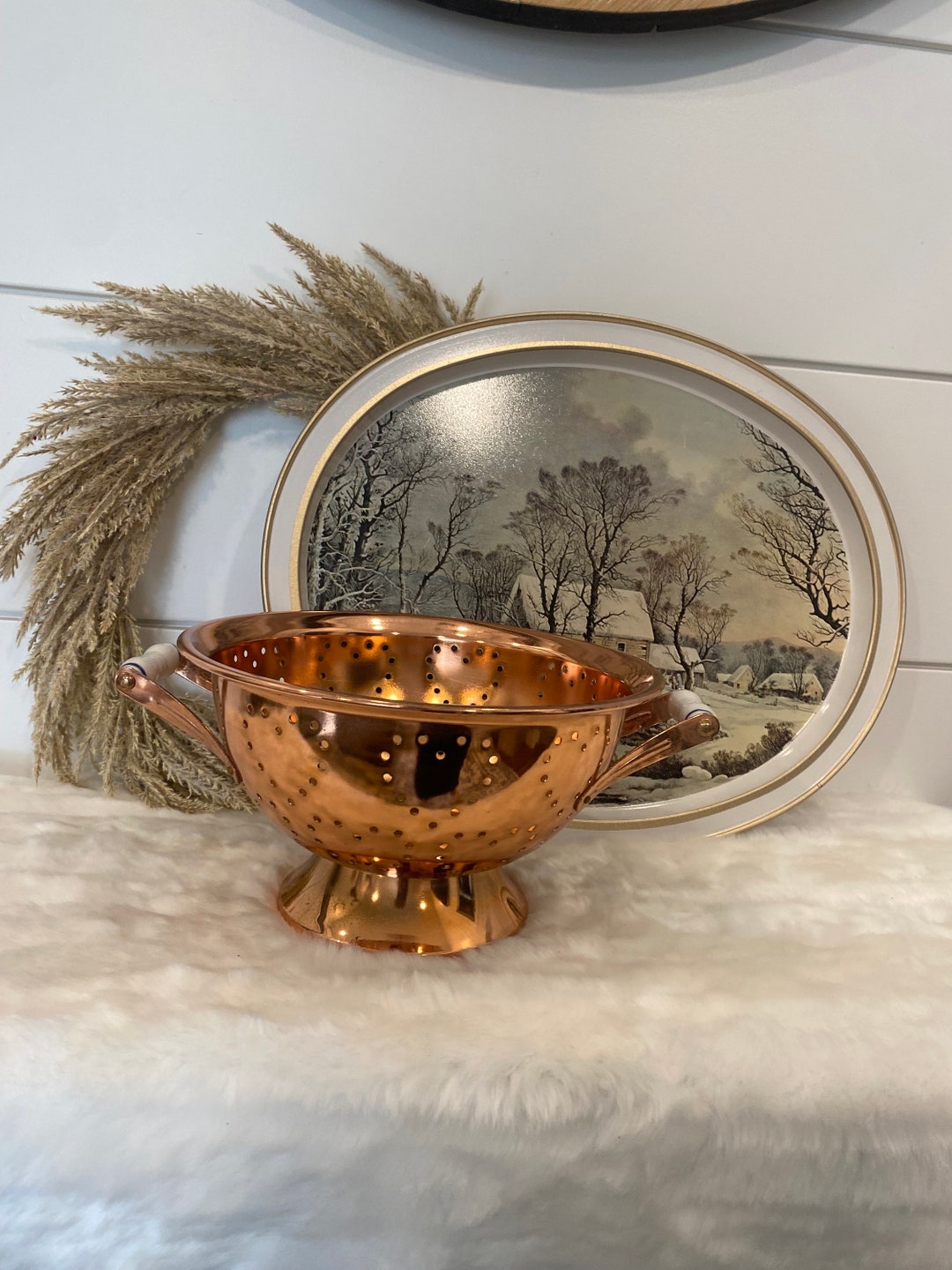 Vintage Copper Strainer Vintage Strainer Copper Strainer - Etsy