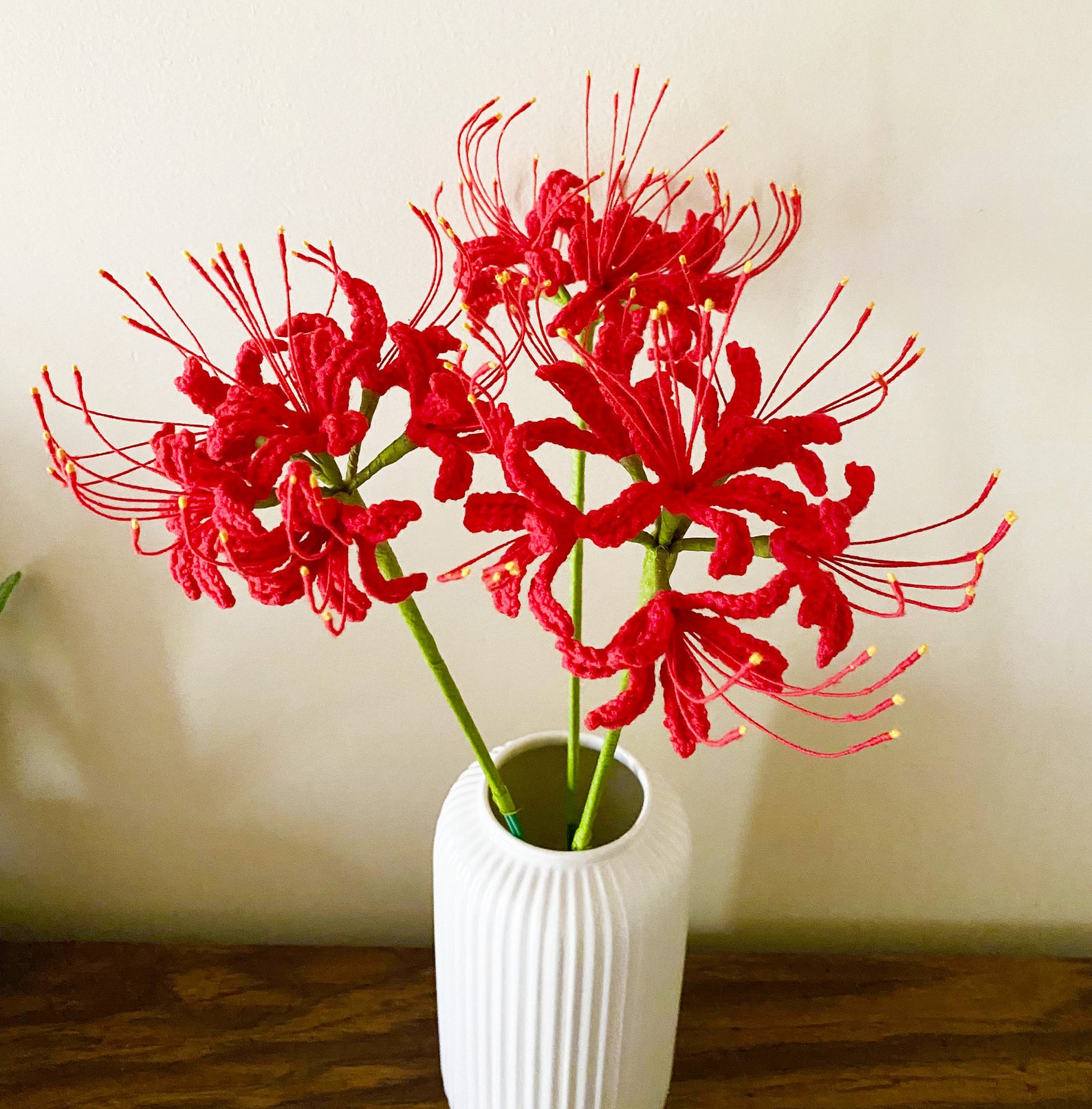 Spider Lily Crochet Kit: DIY Yarn Flower Craft (6pcs) - Etsy