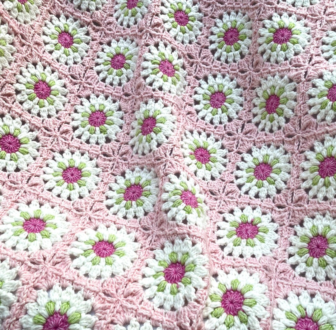 Flower Granny Pillow/ Blanket DIY Kit - Etsy