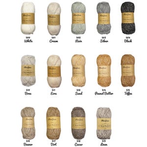 Sandwashed Sport Cotton Blend Yarn 50G 64 Colors Ideal for Blanket ...