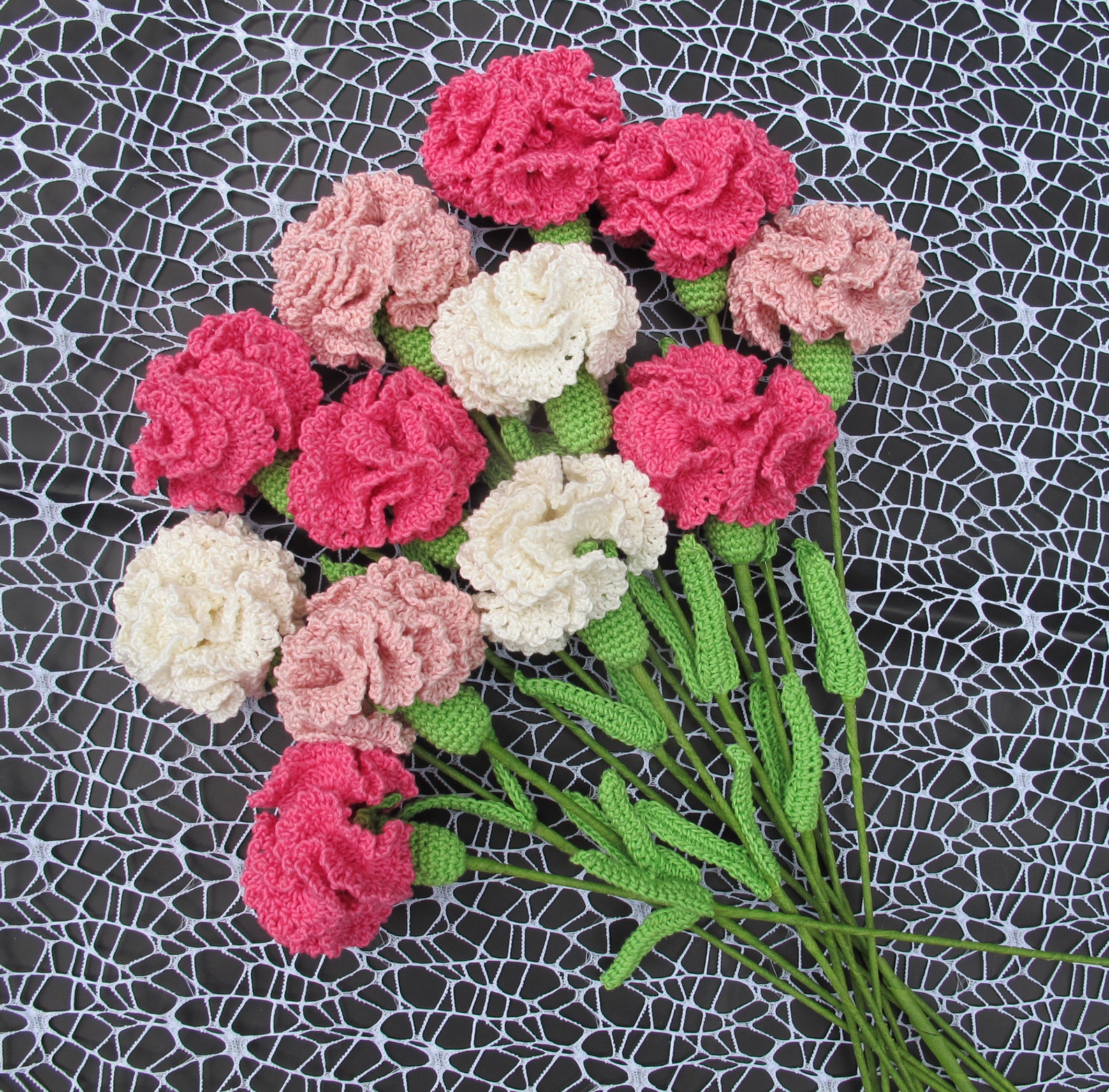 One Dozen Carnation DIY Kit - Etsy