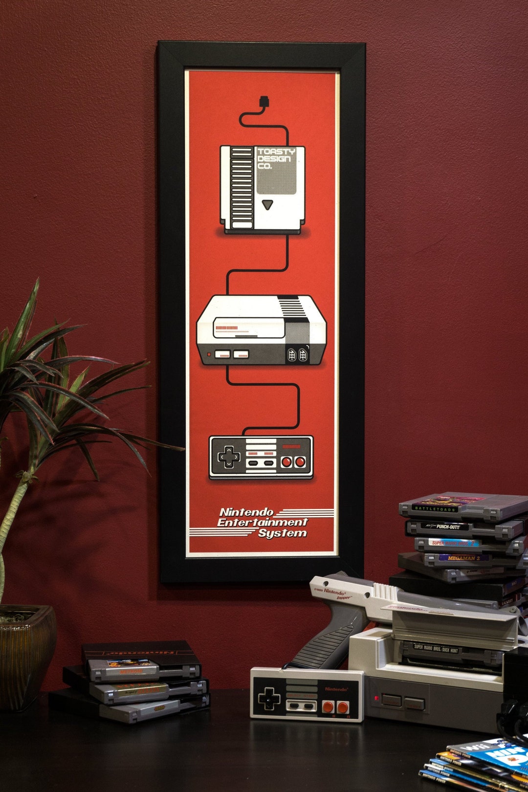 NES 8x24 Minimal Screen Print Poster - Etsy