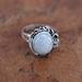 Navajo Native American Sterling Silver Howlite Ring Size 5 1/2 Native ...