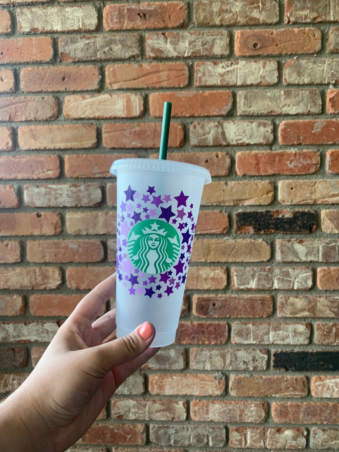 Star Ring Starbucks Reusable Cold Cup for Best Friend, Trendy Stars for ...