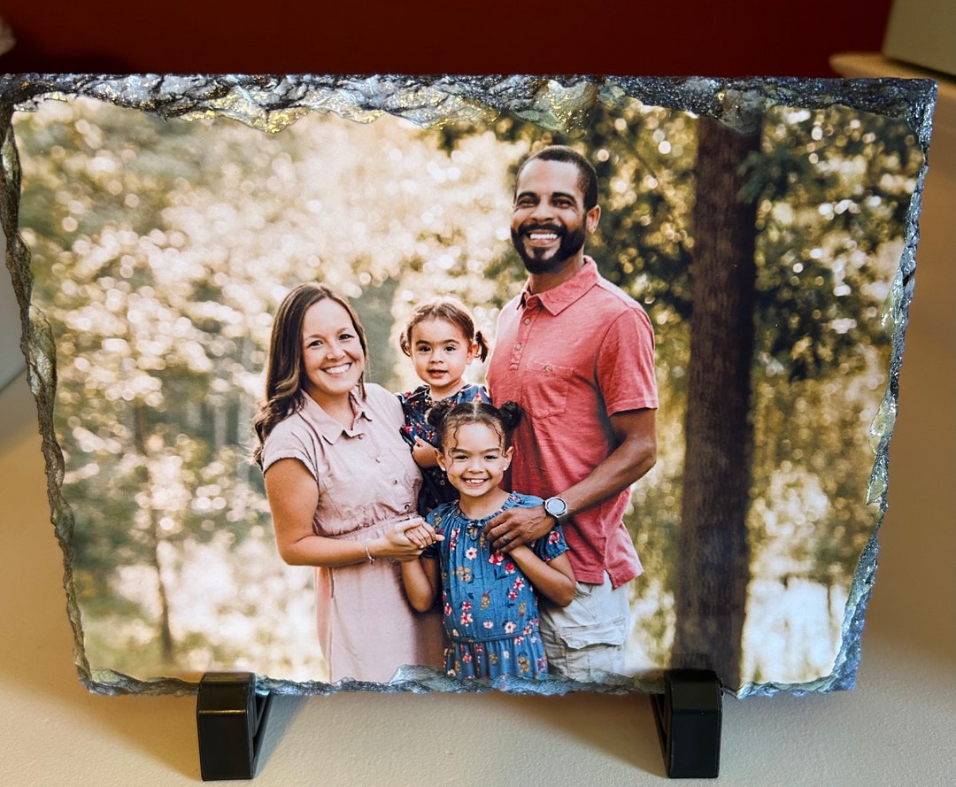 Custom Photo Rock Slate, Senior Photo Rock Slate, Family Photos Rock ...