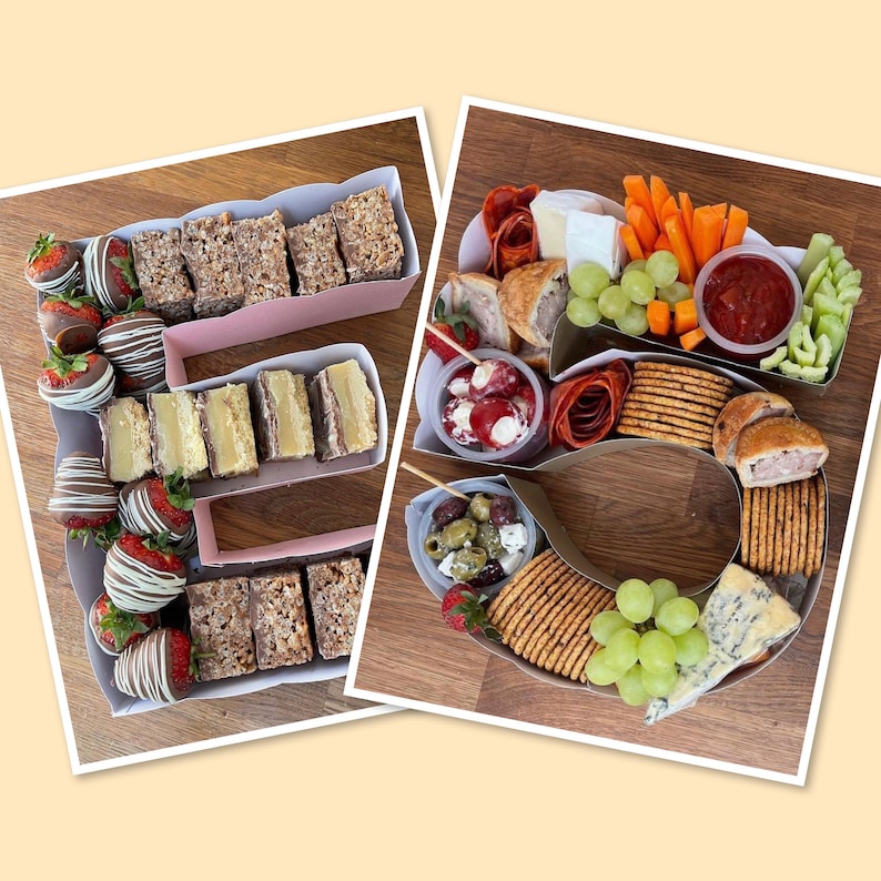 Bespoke Handmade Fillable Boxes in the Shape of a Letter or Number - Etsy