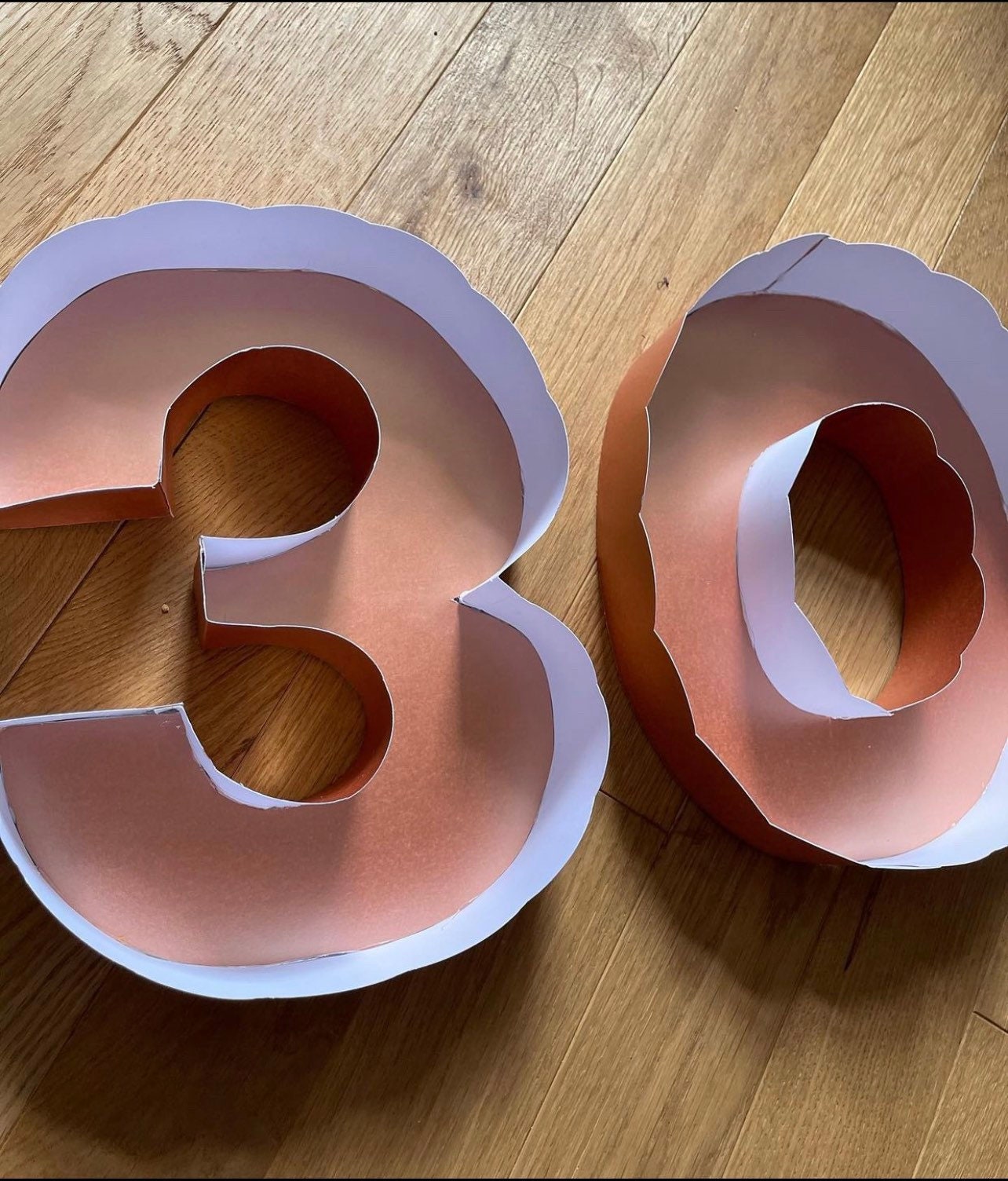 Bespoke Handmade Fillable Boxes in the Shape of a Letter or Number - Etsy