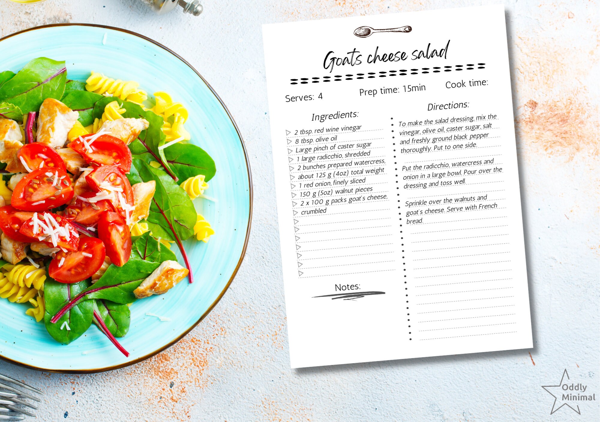 Editable Printable Family Cooking Recipe Card Template - Etsy UK