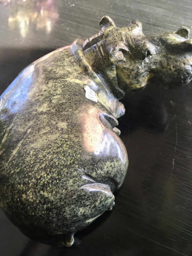 WEIGHTY Crystal Hippo Totem Animal/spirit Guide. Beautiful Carving ...