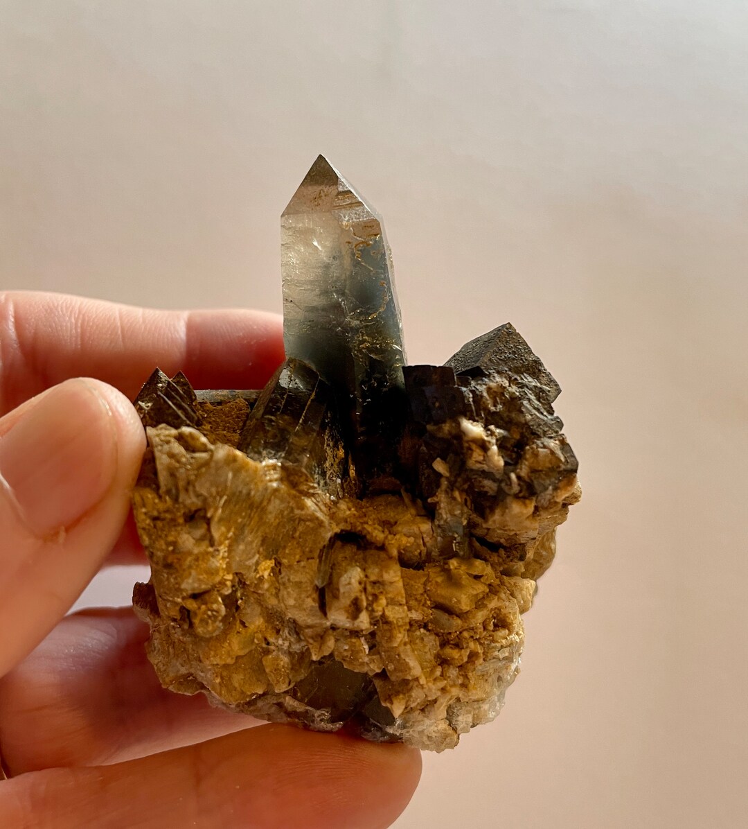 Rare BLUE Smoky Quartz Riebeckite Gorgeous Phantoms ZA12-22-0243 - Etsy