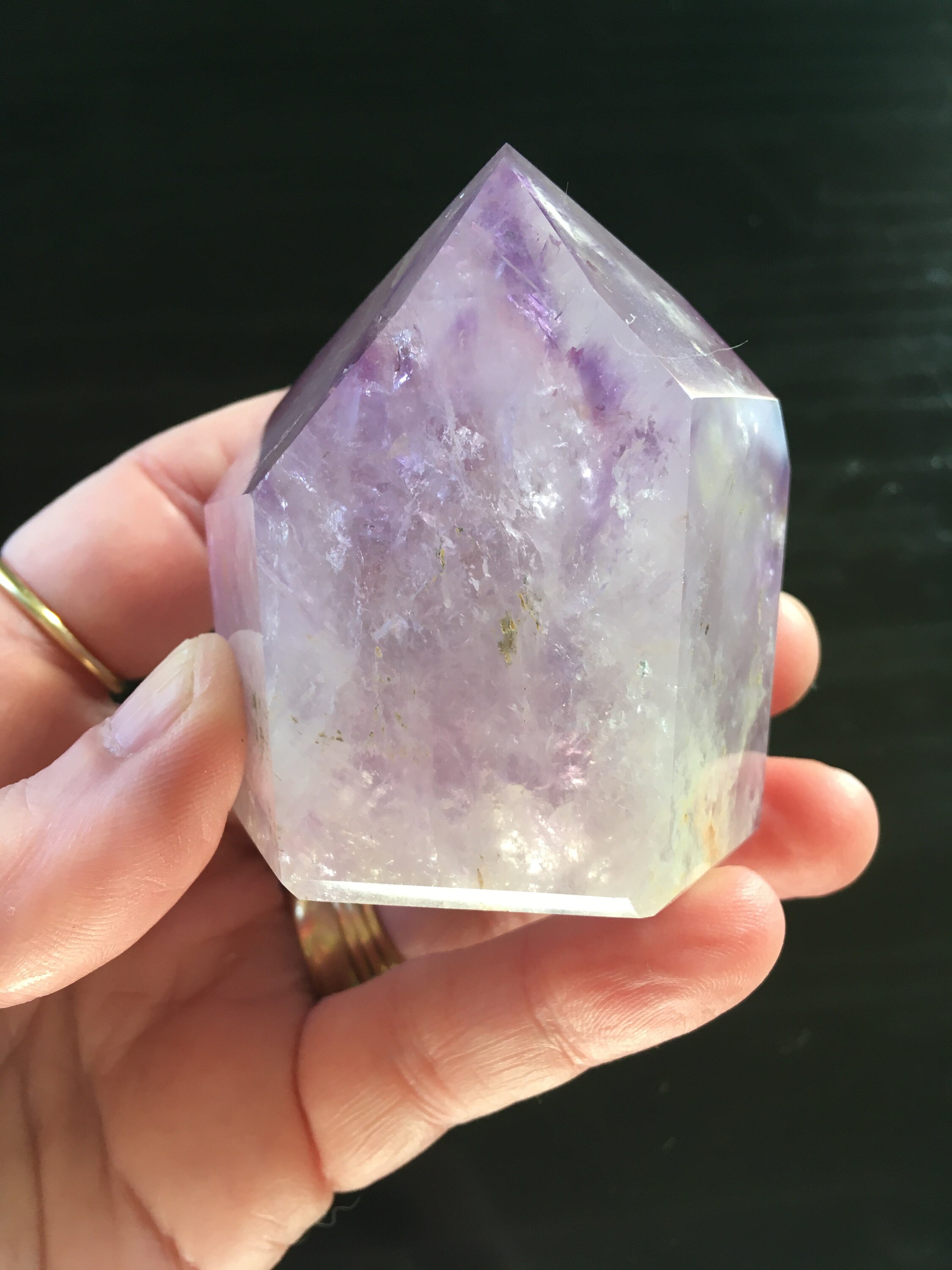 Brazilian Amethyst Crystal With Rainbow Inclusions - Etsy
