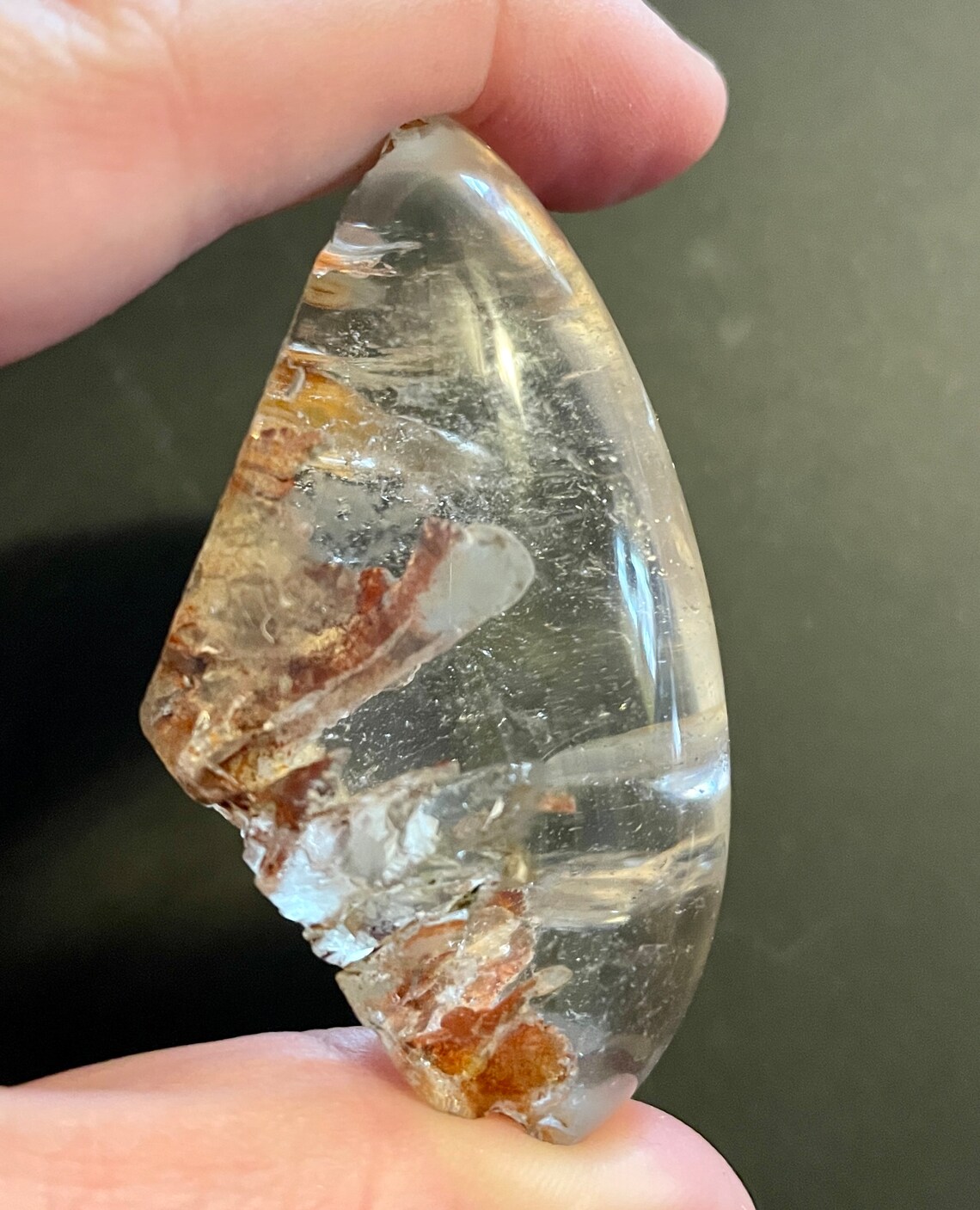 SUPER RARE, Unique Lens Quartz With Moving SAND "enhydro" ZA2357-69 - Etsy