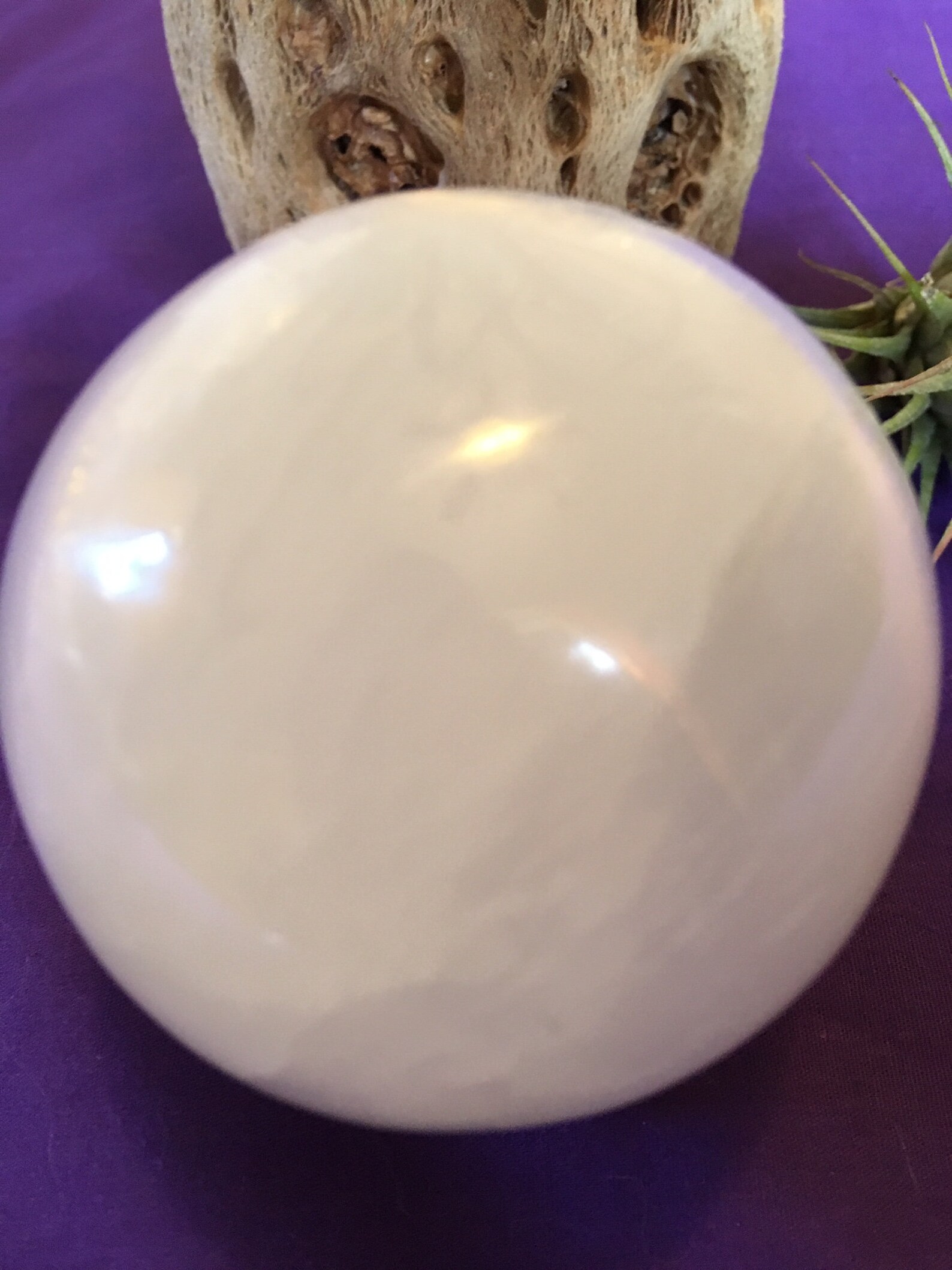 Beautiful, Nice-sized Selenite Sphere (crystal Ball) - Etsy