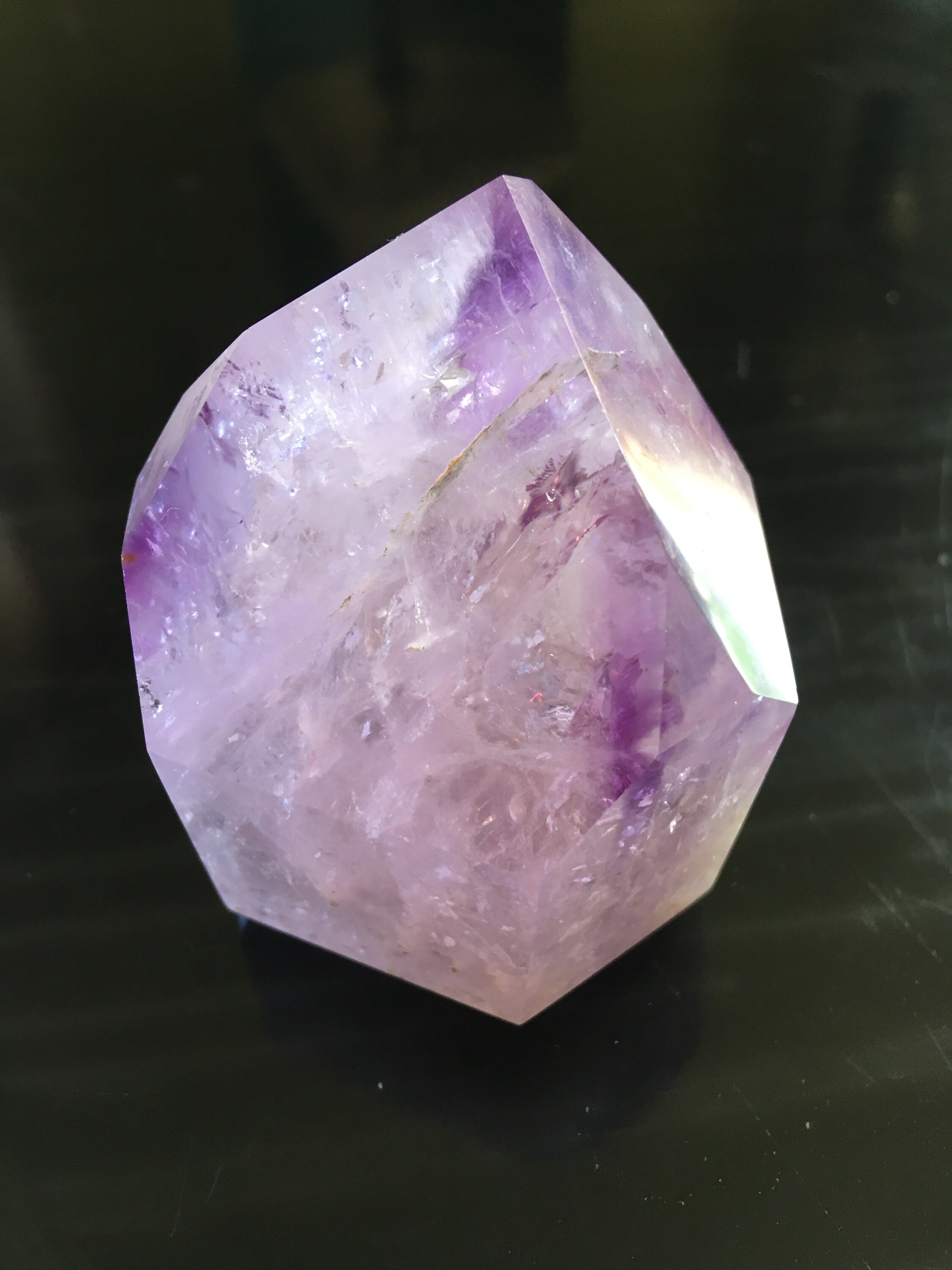 Brazilian Amethyst Crystal With Rainbow Inclusions - Etsy