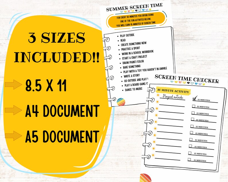 Summer Journal for Kids BUNDLE Digital Download Bucket - Etsy
