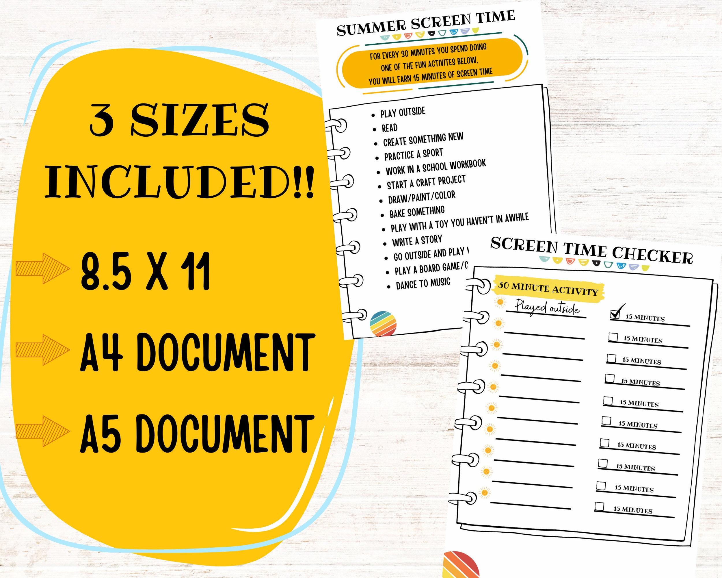 Summer Journal for Kids BUNDLE Digital Download Bucket - Etsy