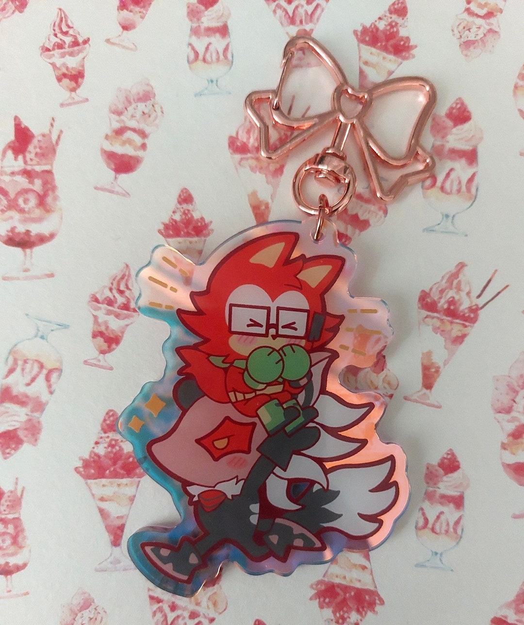 Infinite & Gadget Iridescent Charm - Etsy