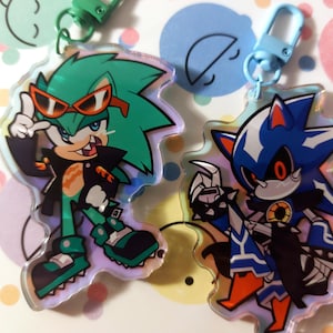 Scourge Neo Metal Sonic Iridescent Charm - Etsy