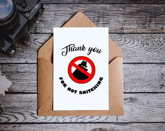 Rat Thank You Card - Etsy