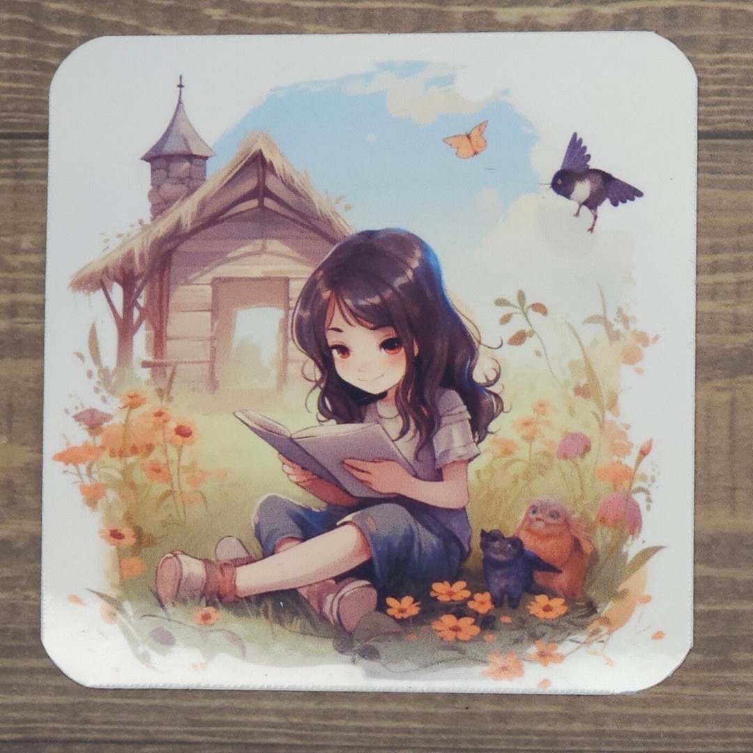 8 Journal Girl Vinyl Sticker Set 1 Junk Journal Stickers - Etsy