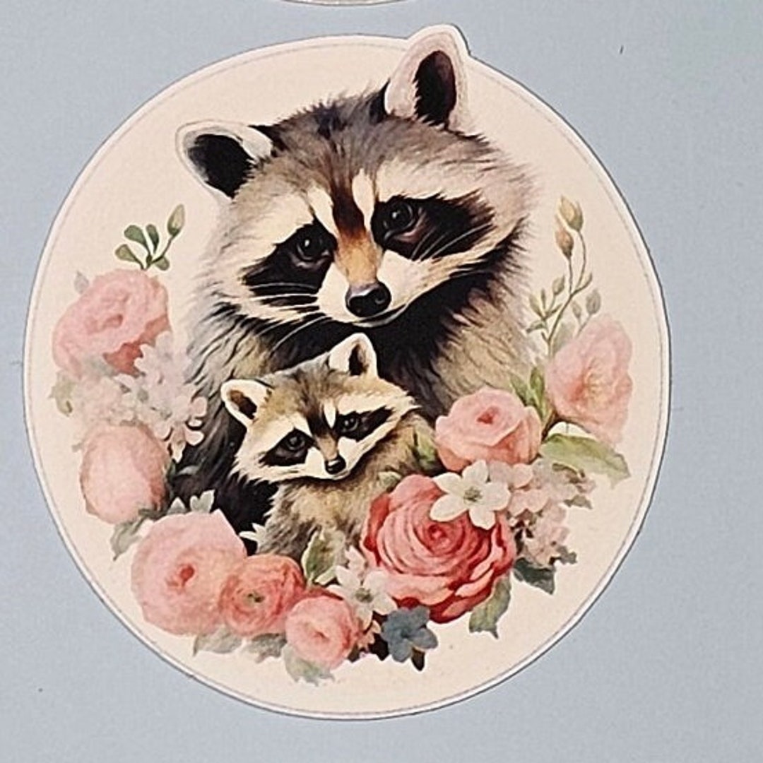 12 Woodland Momma & Baby Set 2 Vinyl Sticker, Junk Journal Stickers ...