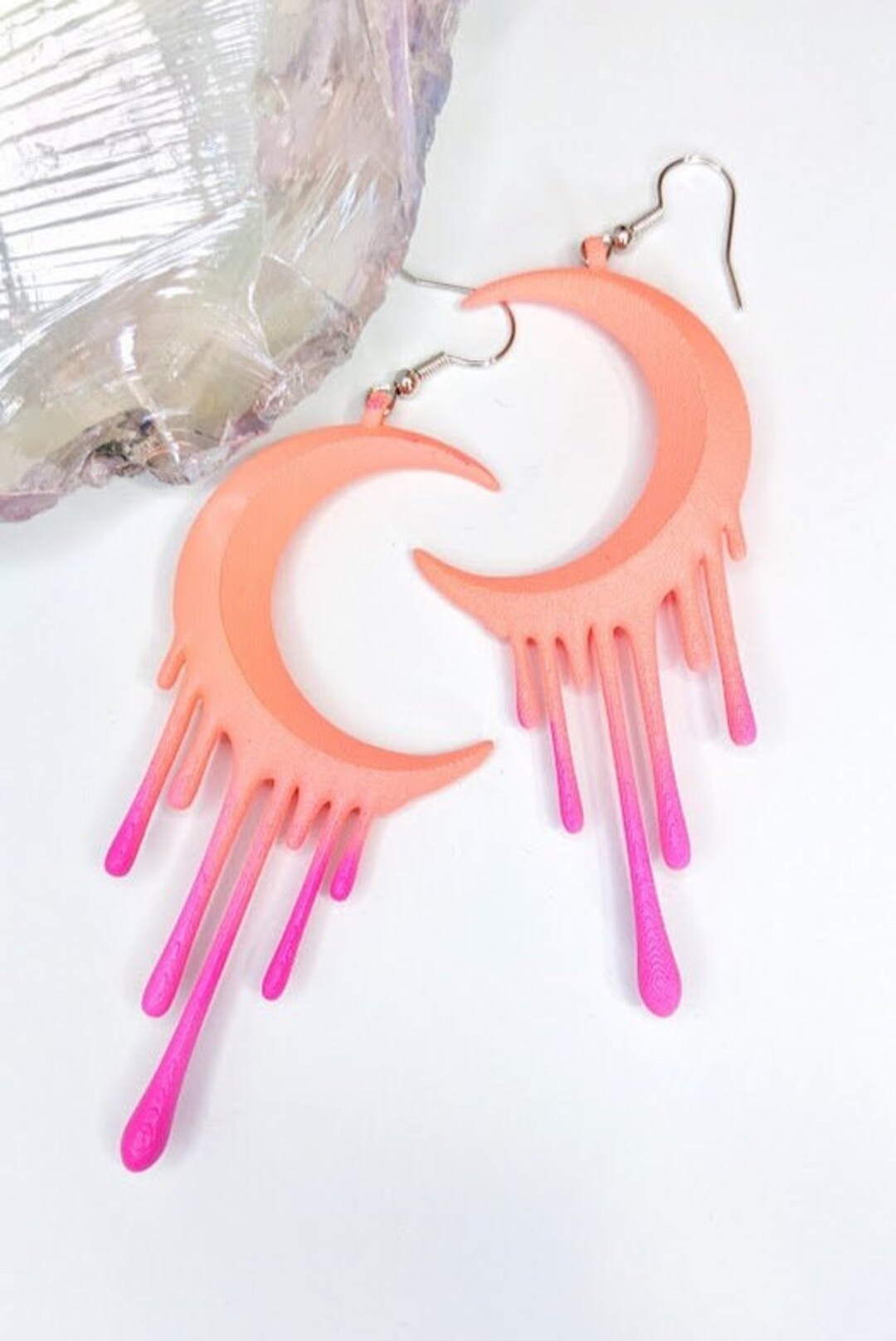 Melting Moon Peach and Pink - Etsy