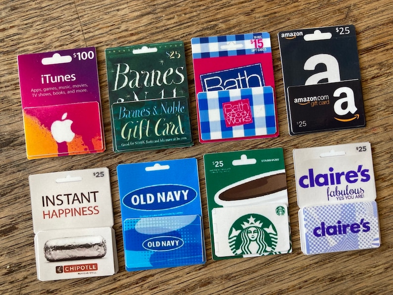 PRINTABLE Collection of 8 Different Gift Cards for 1:3 Scale Dolls (can ...