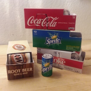 PRINTABLE Soda Boxes and Soda Cans for 1:3 Scale Dolls (can Be Re ...
