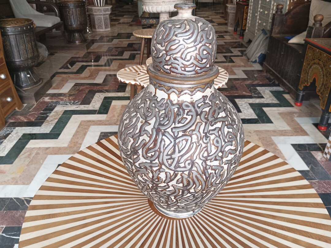 Antique Large Ceramic Jar - Etsy