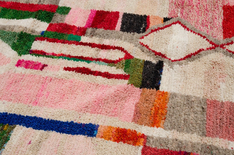 Colorful Moroccan Rug Large Berber Moroccan Rug Handwoven - Etsy