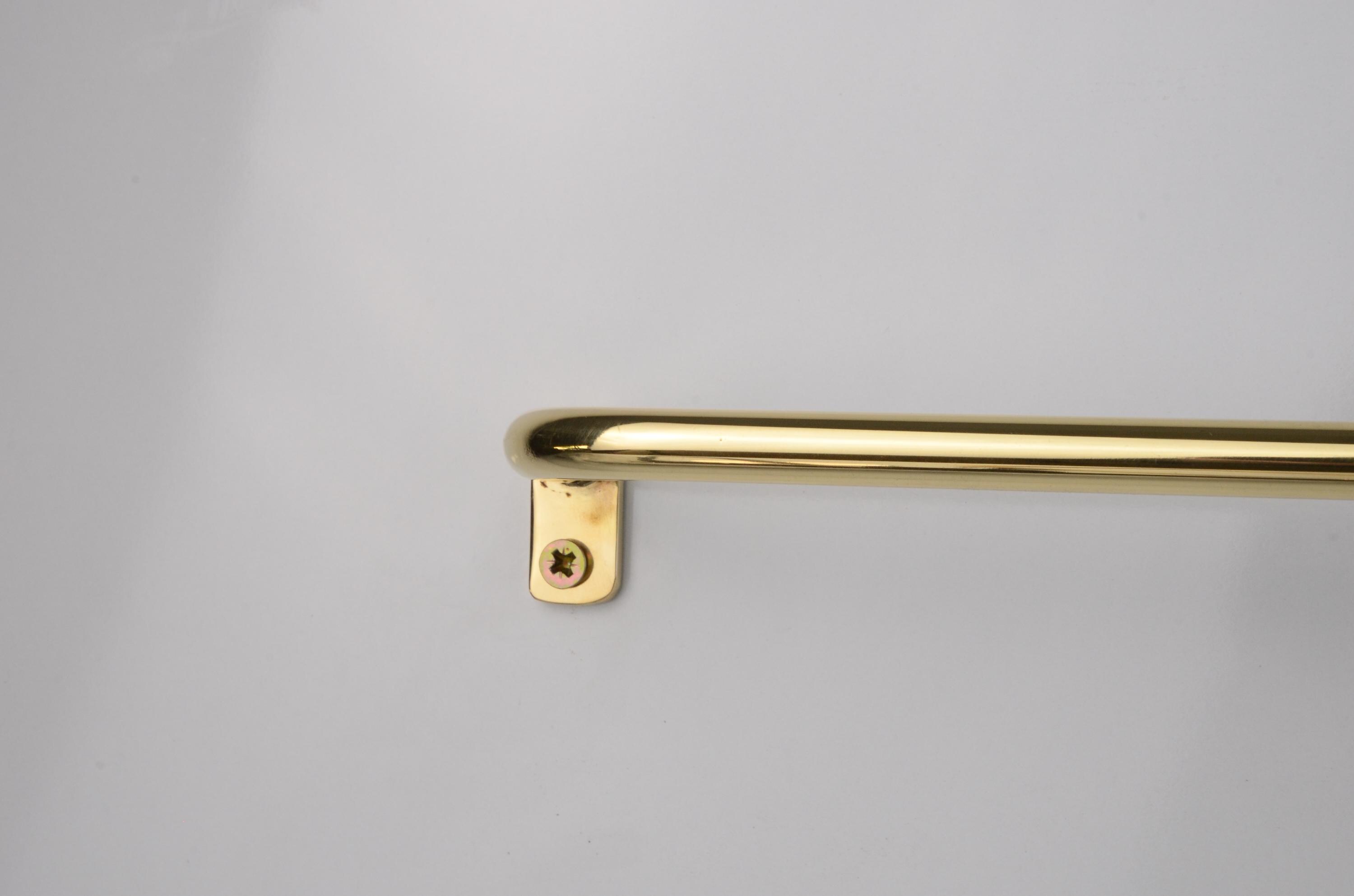 Thin Brass Cafe Curtain Rod, French Return Drapery Pole - Etsy