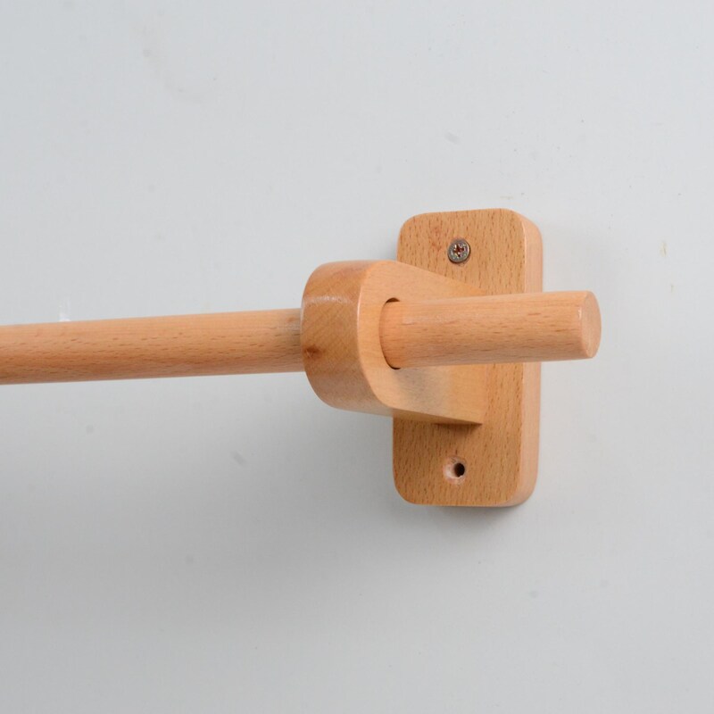 Wood Curtain Holder - Etsy