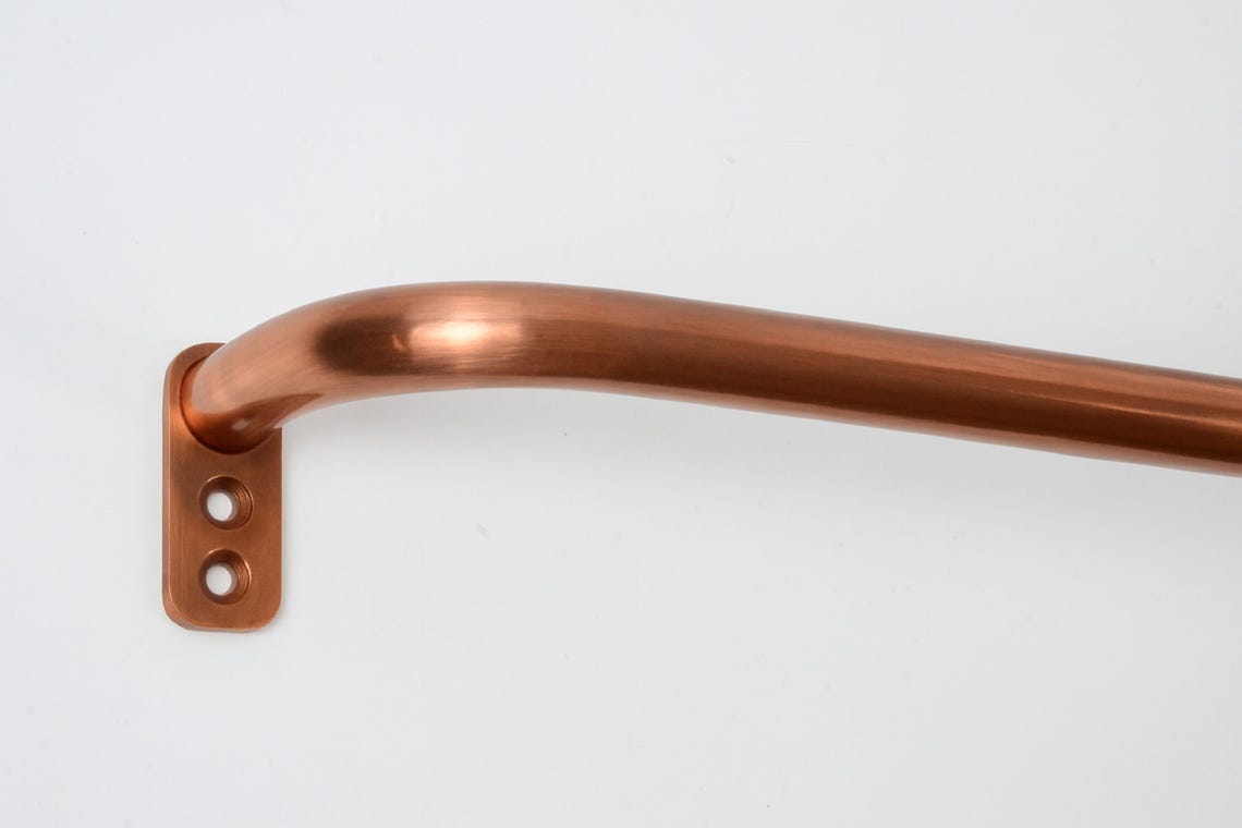Solid Copper Curtain Rod, French Return Drapery Rail - Etsy