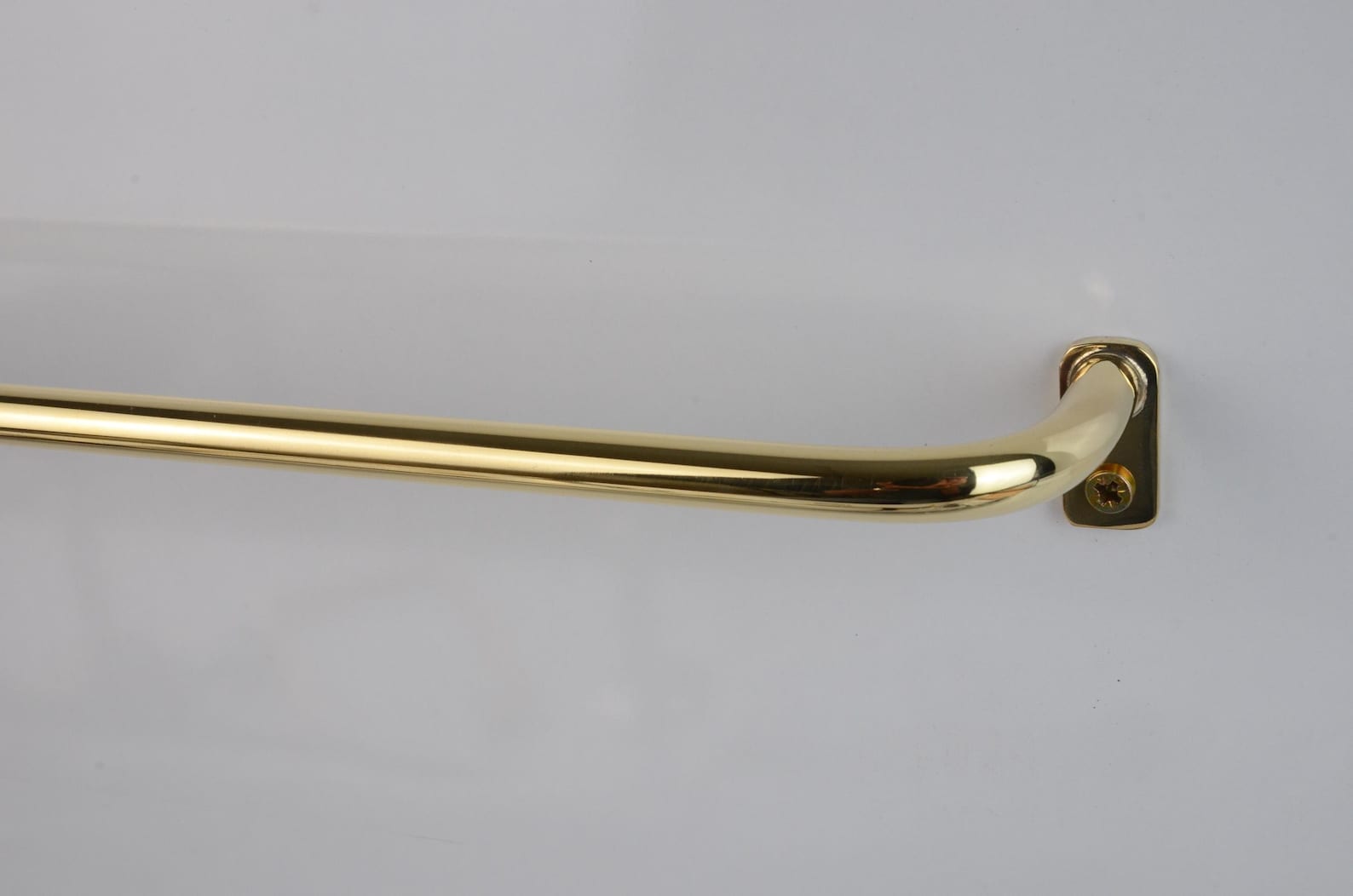 Thin Brass Cafe Curtain Rod, French Return Drapery Pole - Etsy